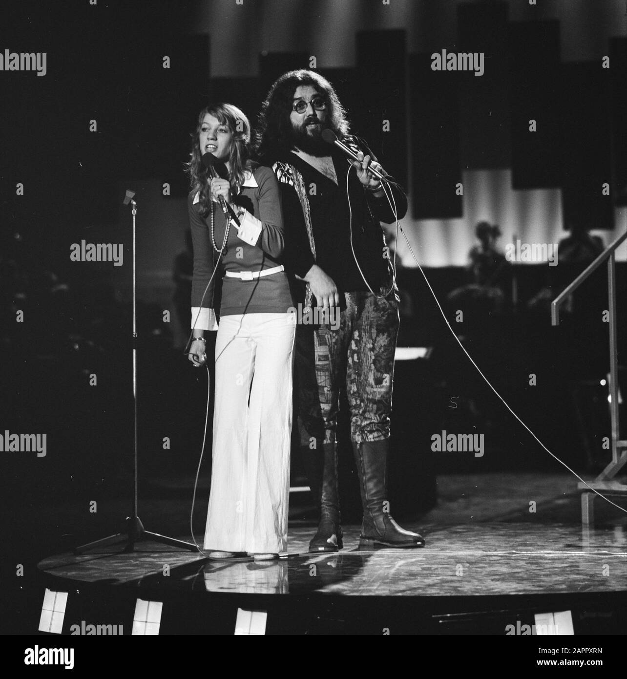 Mouth and McNeal rehearsing for the National Song Contest The duo ...