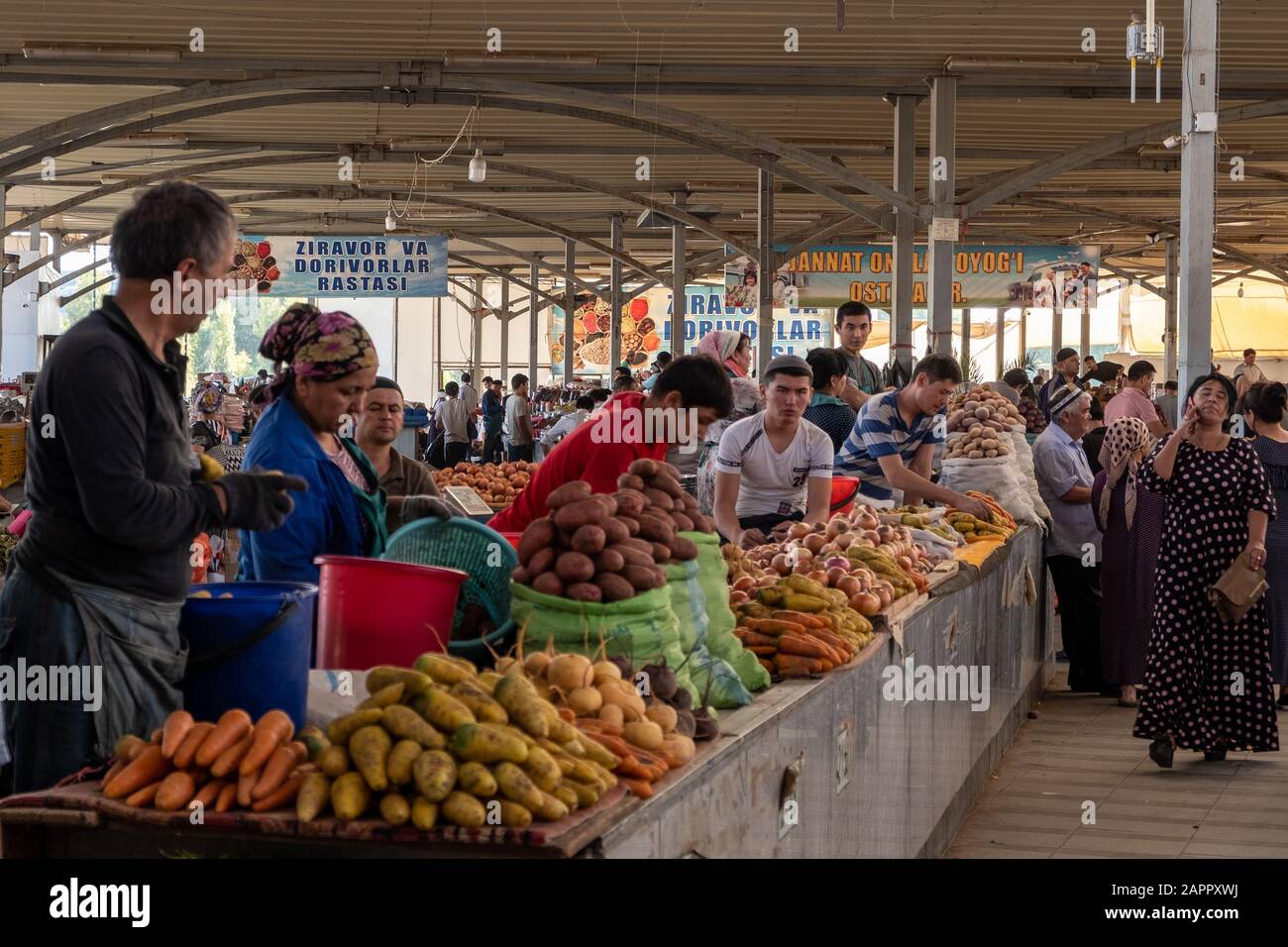 Chorsu Bazaar, Tashkent, Uzbekistan Stock Photo - Alamy