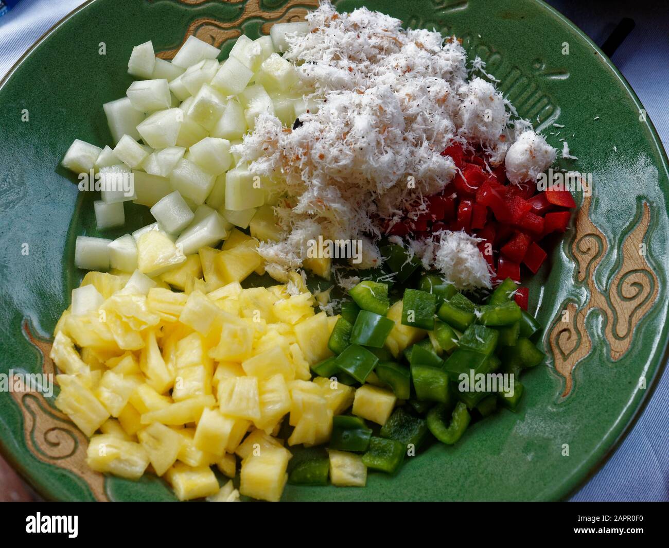 Vegetable cut, Lombok island, Indonesia, Asia Stock Photo - Alamy