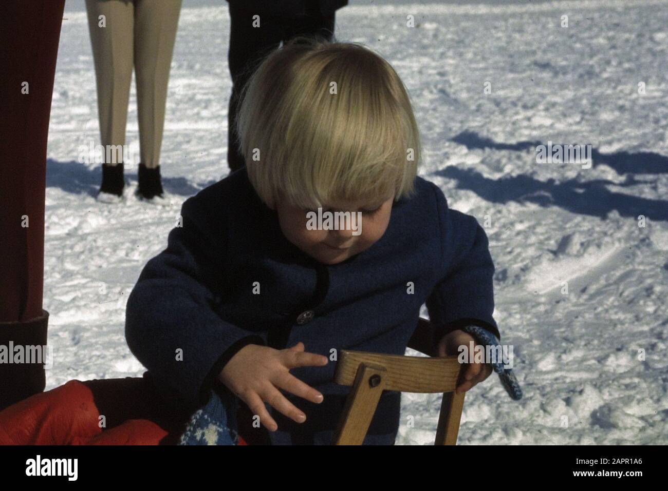 Princess Beatrix, Prince Claus and children for winter sports in Lech ...
