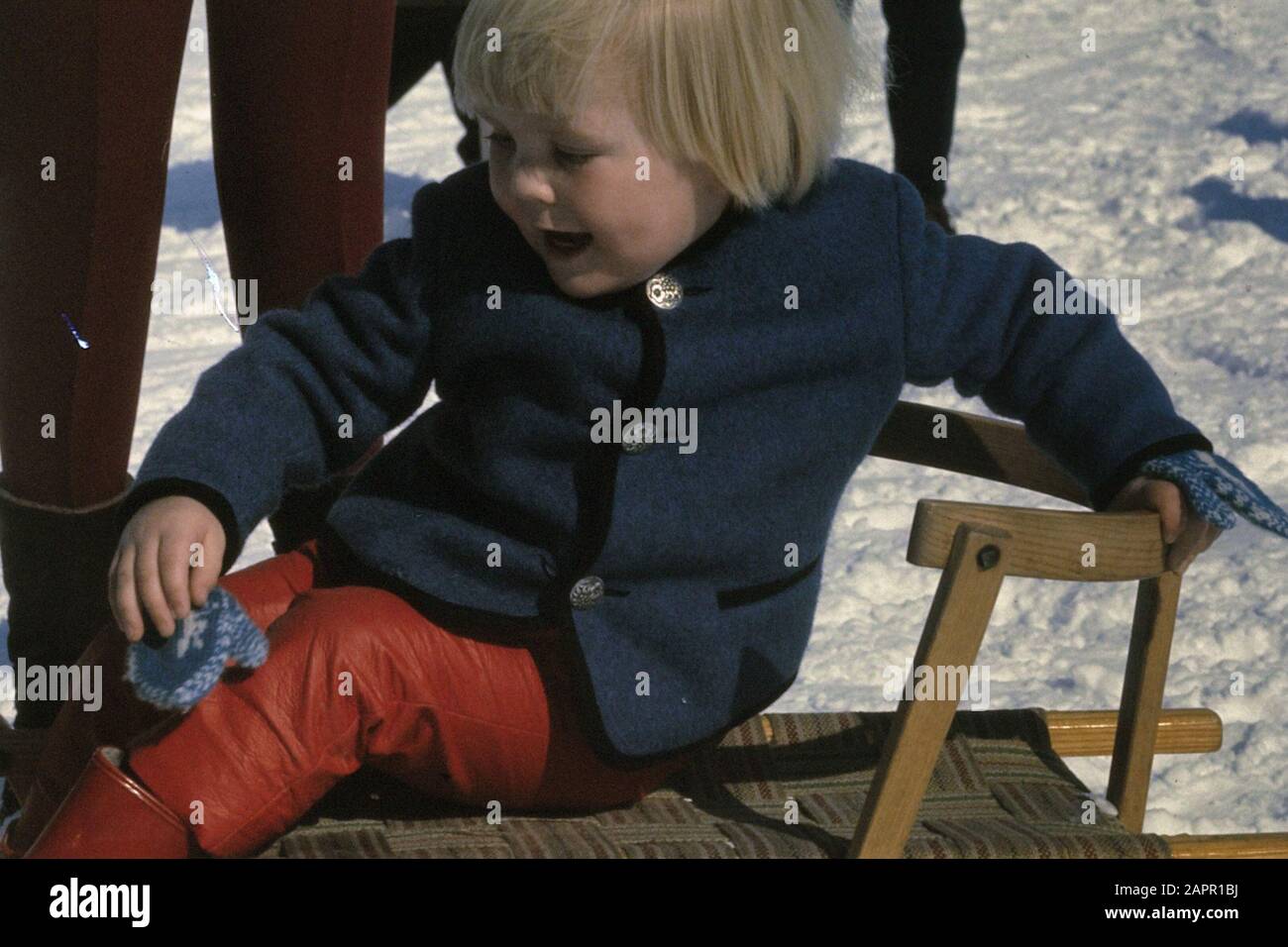 Princess Beatrix, Prince Claus and children for winter sports in Lech ...