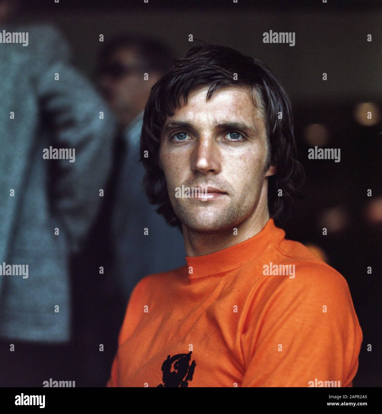 Heads Dutch footballers; Ruud Krol Date: April 30, 1974 Keywords: sport ...