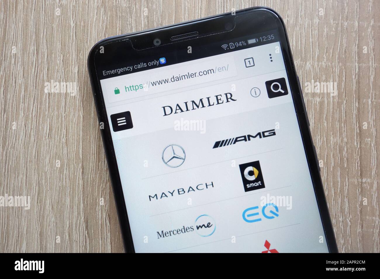 Smart car mercedes benz daimler hi-res stock photography and images - Alamy
