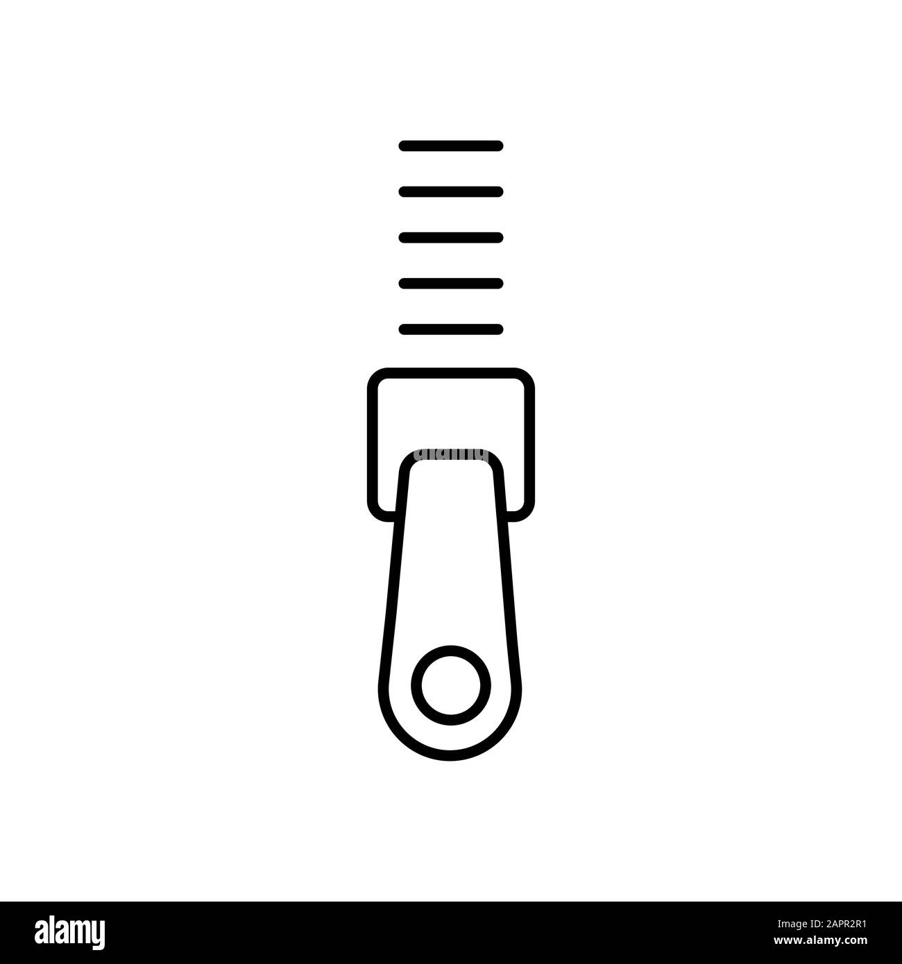 Zipper icon. Isolated Vector illustration Stock Vector Image & Art - Alamy