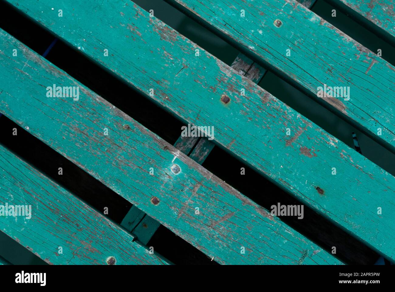 Green painted wooden fence, background or texture Stock Photo - Alamy