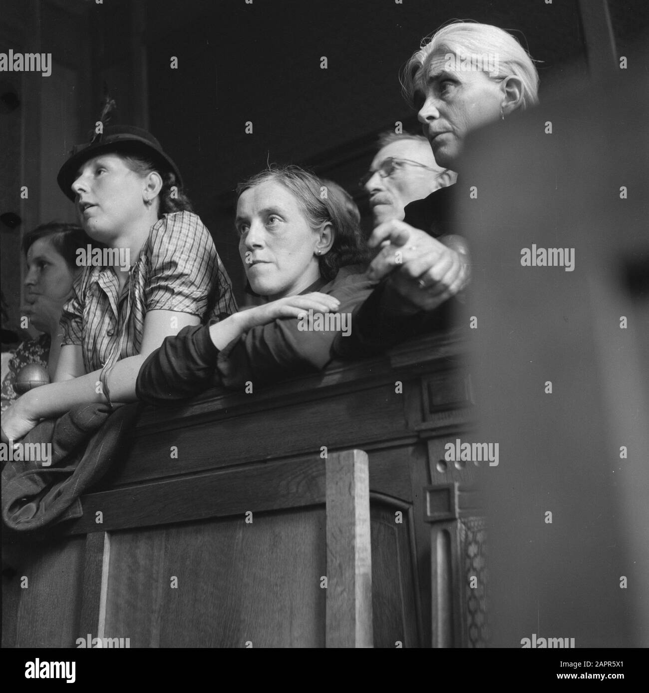 First session of the Tribunal Special Judiciary in Den Bosch World War ...