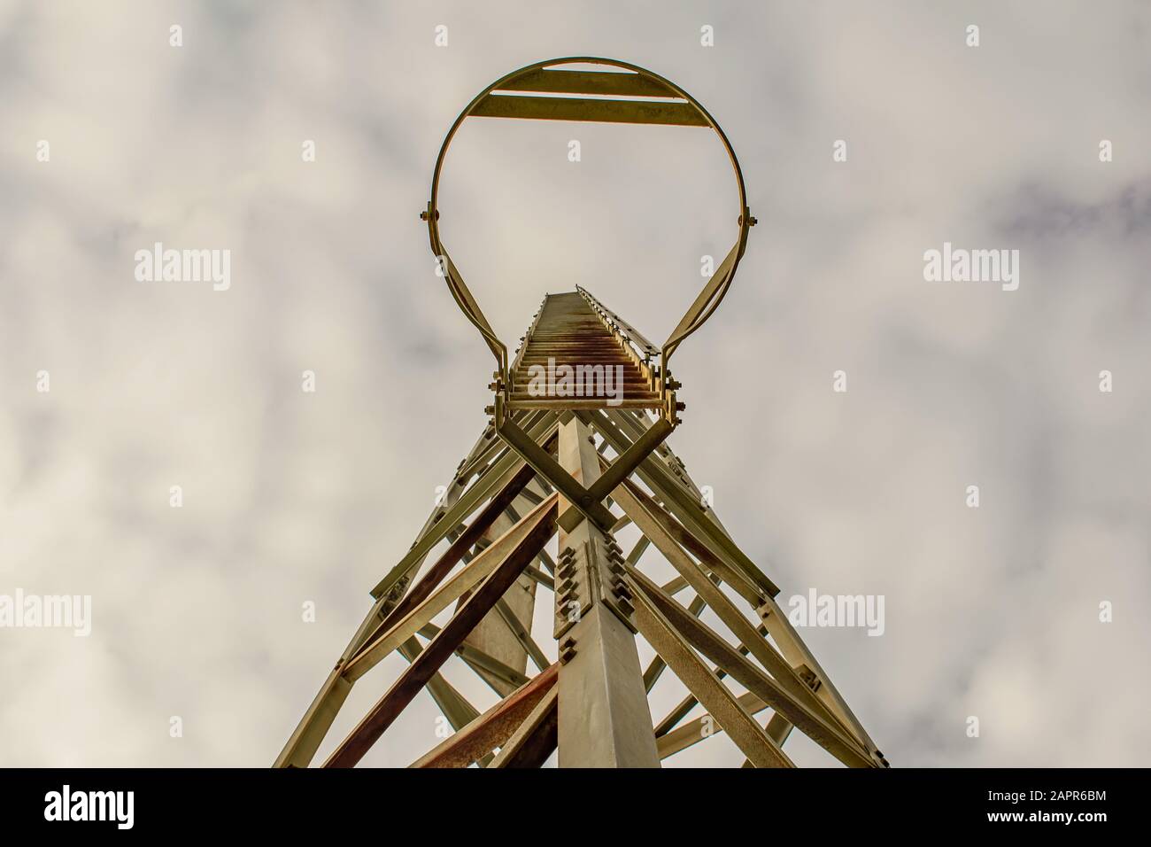 Ladder leading to nowhere hi-res stock photography and images - Alamy