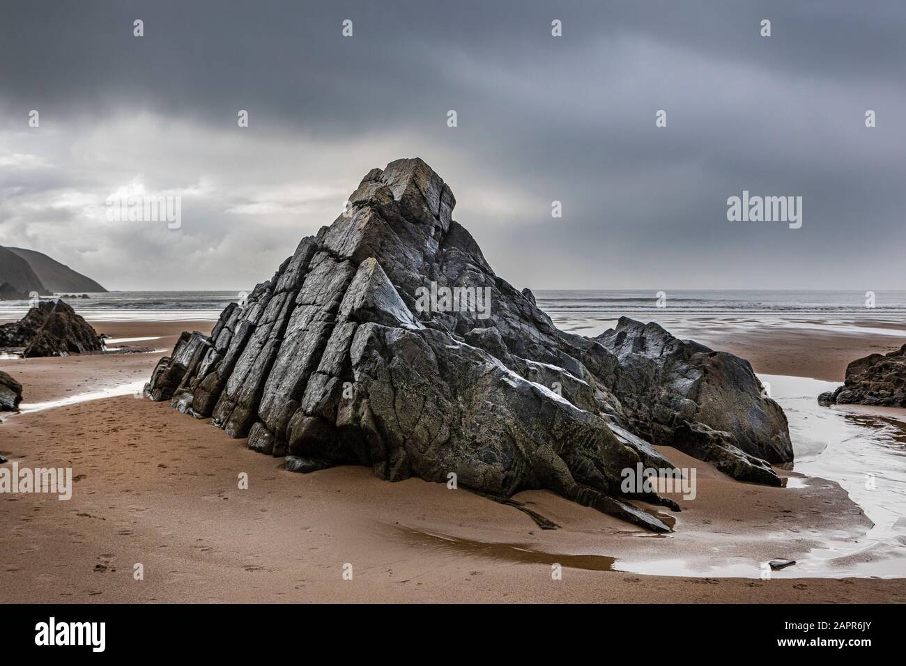 Putsborough beach on devon coast hi-res stock photography and images ...