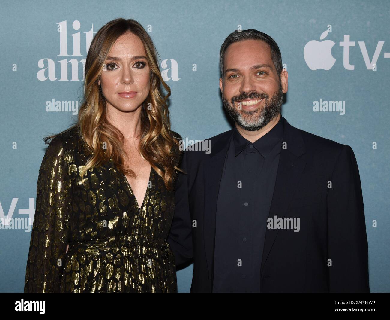 23 January 2020 - West Hollywood, California - Sian Heder, Lee Eisenberg. Apple TV+ ''Little ...