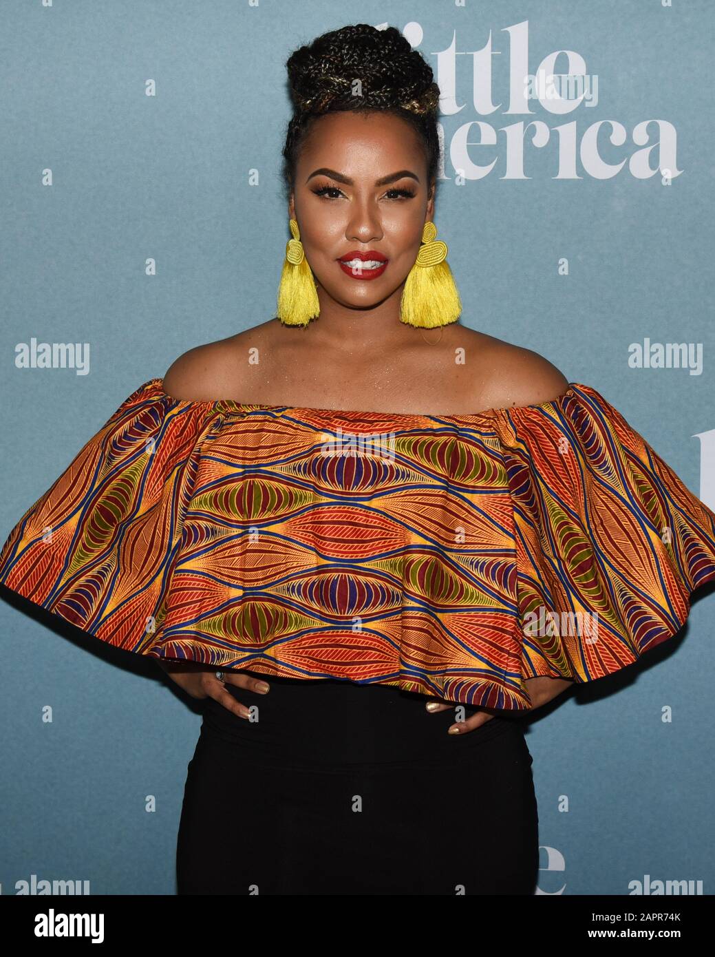 West Hollywood, California, USA. 23rd Jan, 2020. Kemiyondo Coutinho. Apple TV "Little America ...