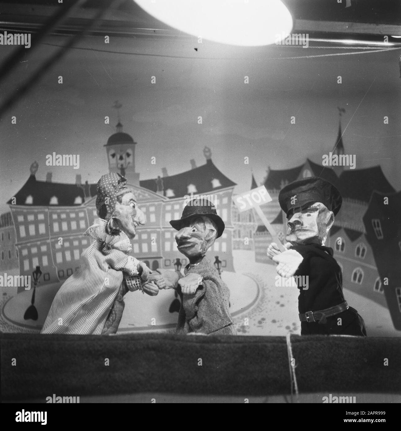 Family puppet show Black and White Stock Photos & Images - Alamy