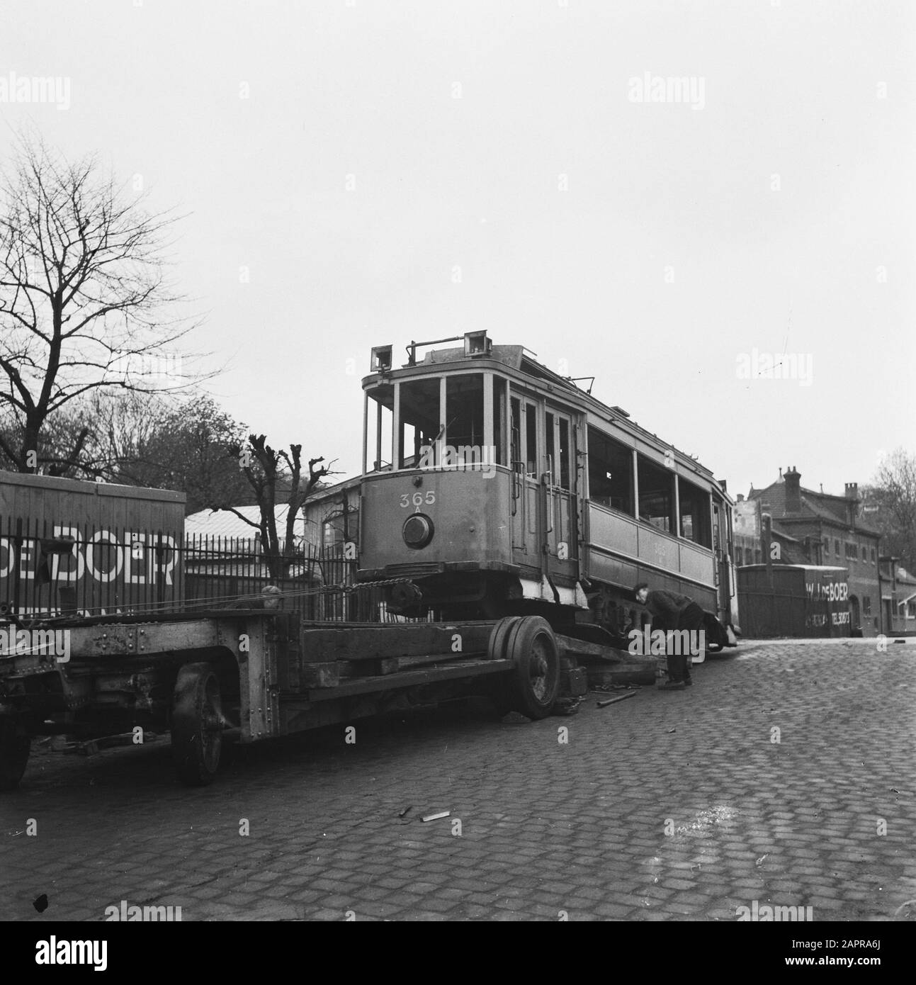 Tram cars back hi-res stock photography and images - Alamy