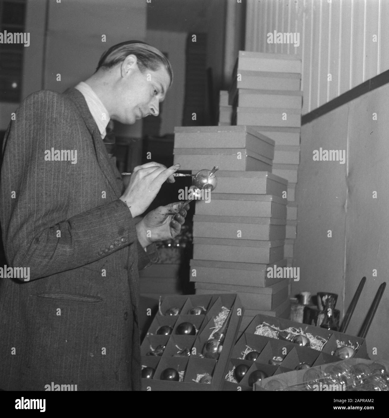 Christmas decorations Date: December 12, 1946 Stock Photo - Alamy