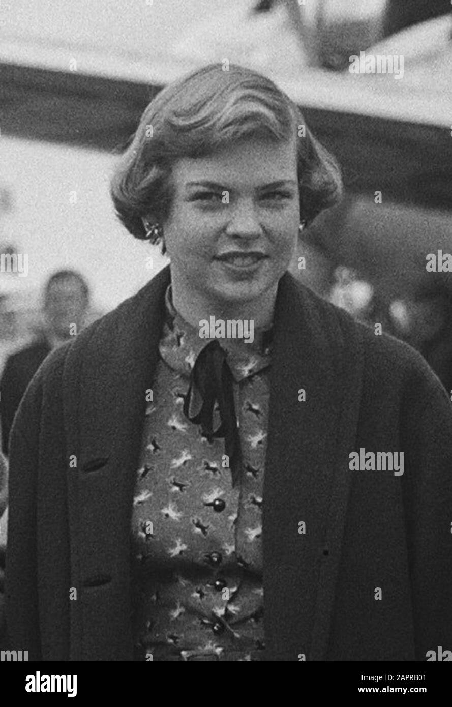 Sharon Disney at Schiphol Airport (1951 Stock Photo - Alamy