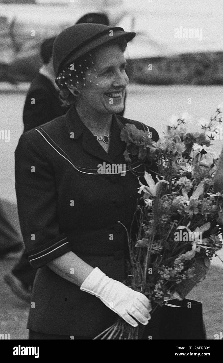 Lillian Bounds Disney at Schiphol Airport, 1951 Stock Photo - Alamy