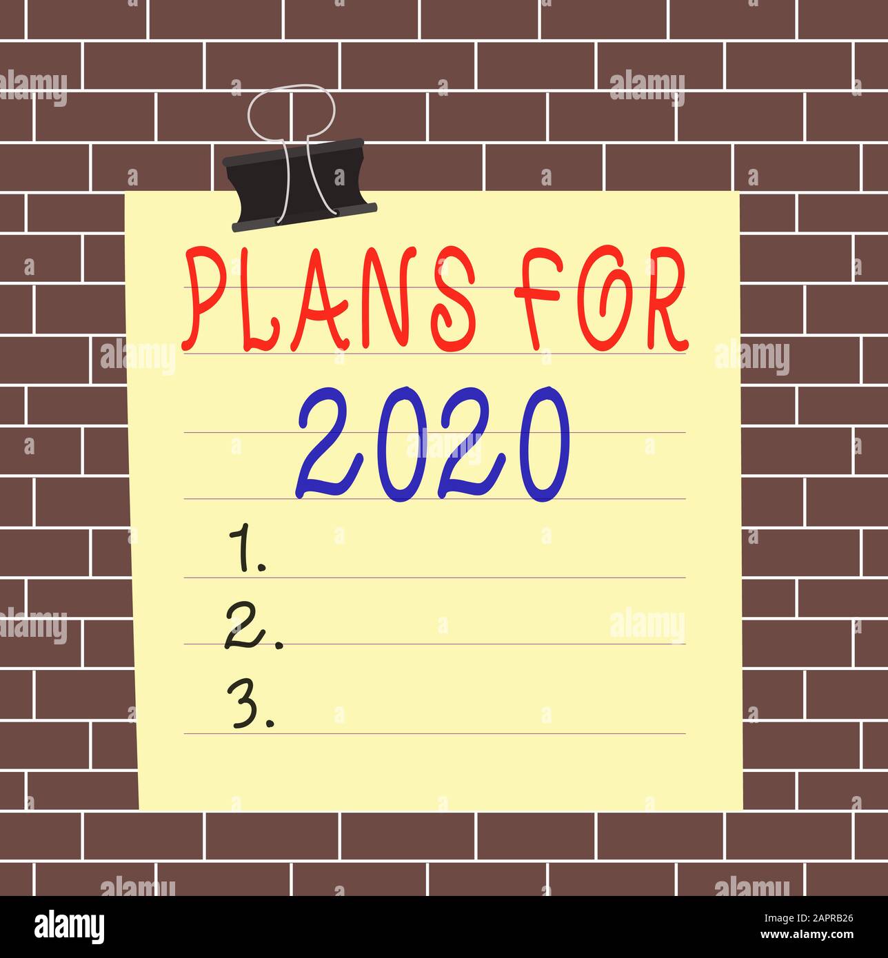 Text sign showing Plans For 2020. Business photo showcasing an ...