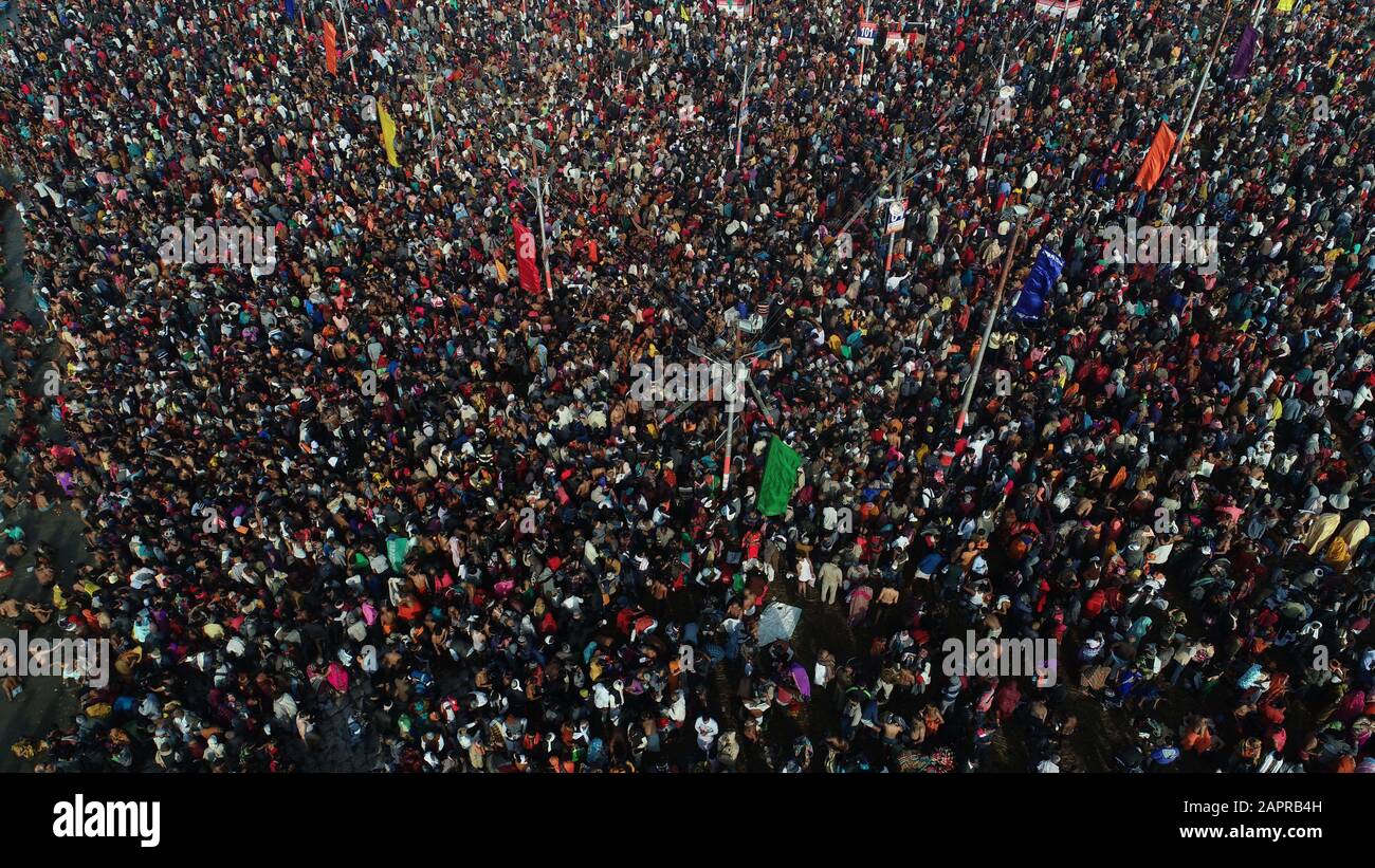 Allahabad Sangam Aerial High Resolution Stock Photography and Images ...