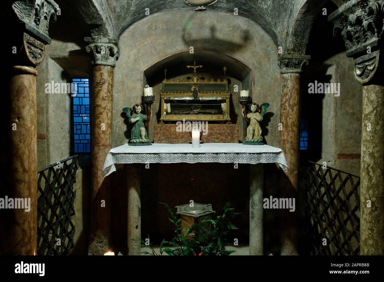 Santuario di San Romedio, Coredo, Val di Non, Trentino, Italy Stock ...
