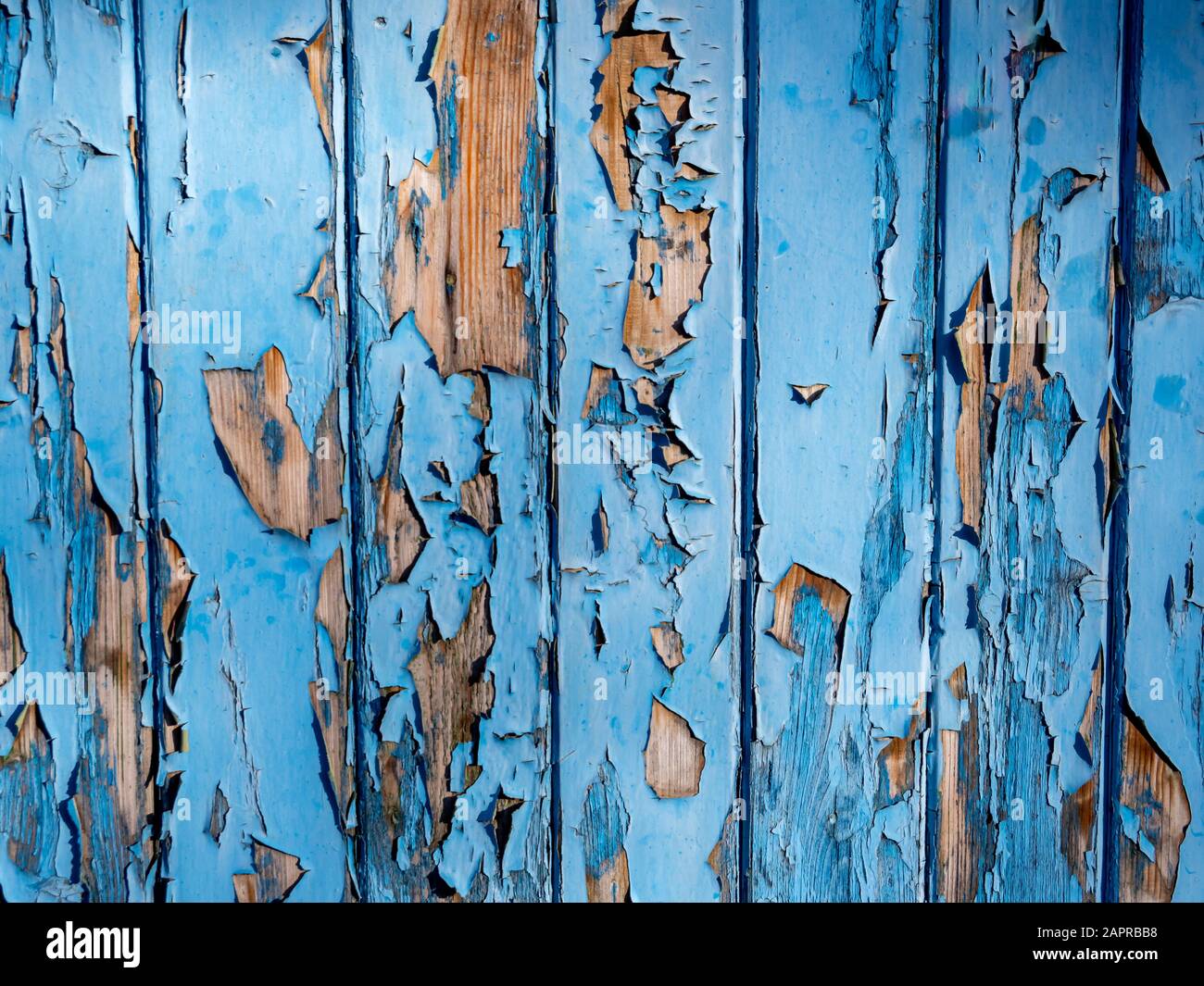 blue wooden wall with old paint Stock Photo - Alamy