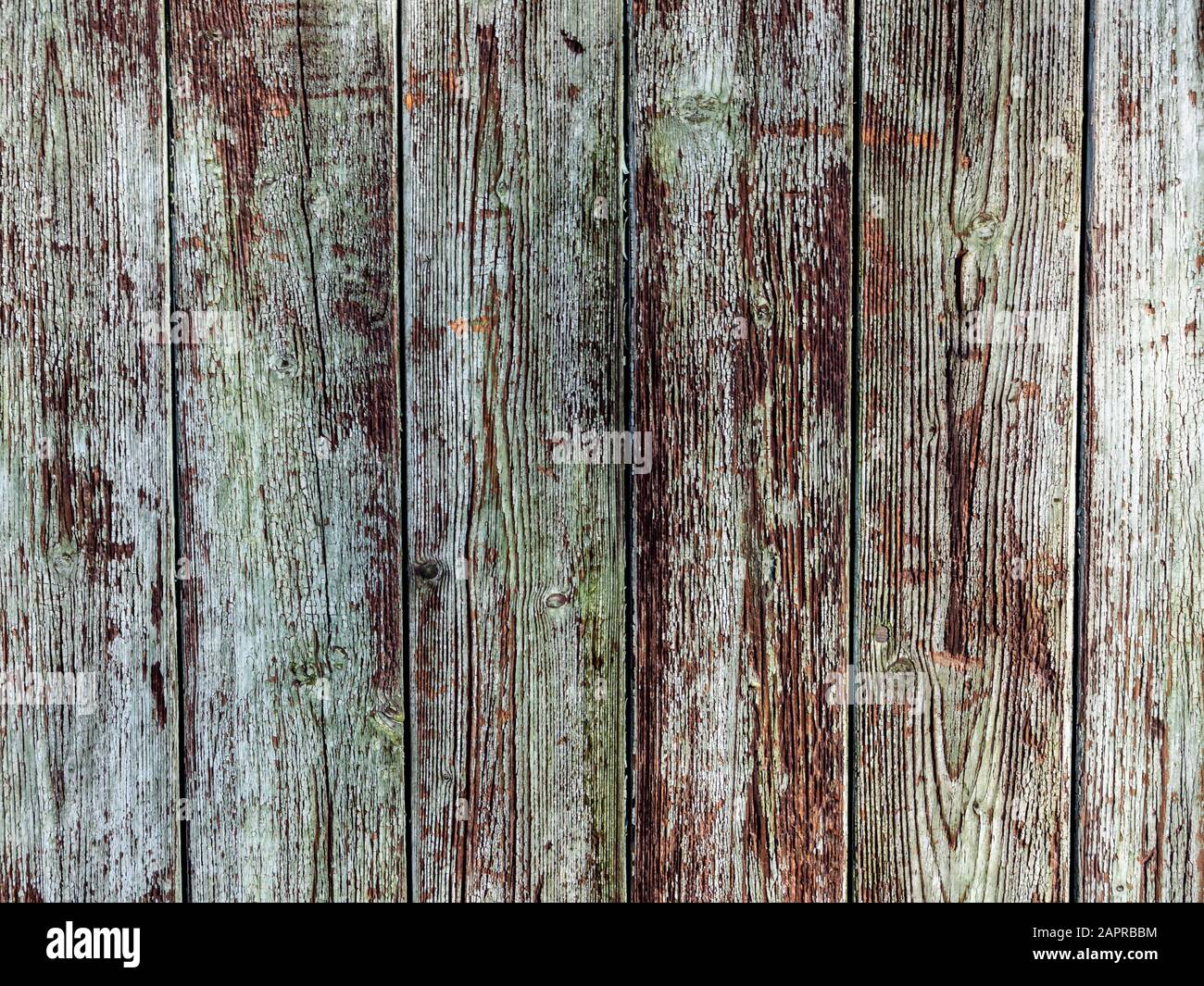 Weathered green wooden wall texture Stock Photo - Alamy