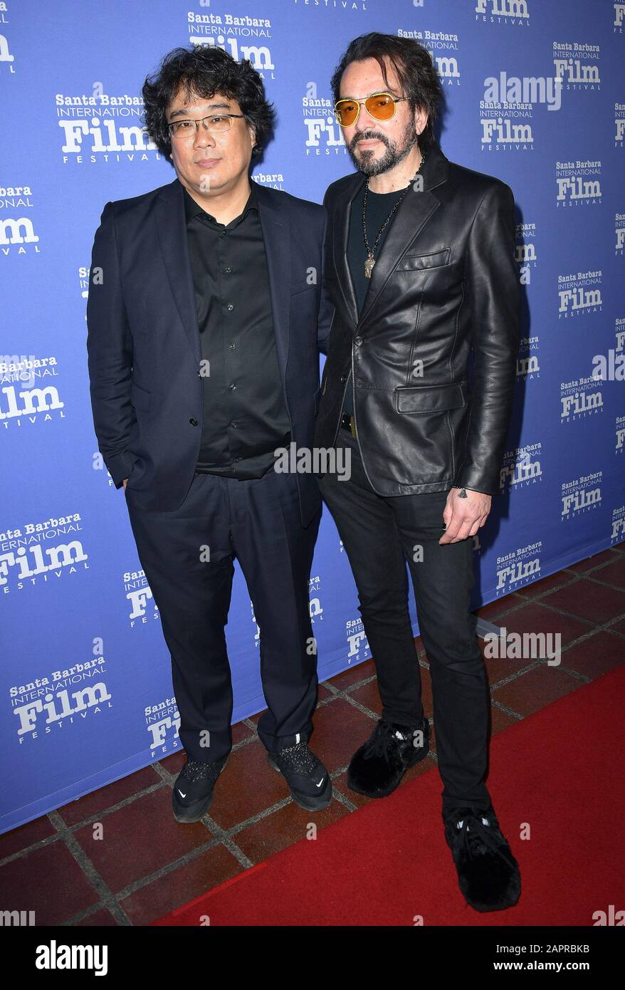 23 January 2020 - Santa Barbara, California - Bong Joon-ho, Roger ...