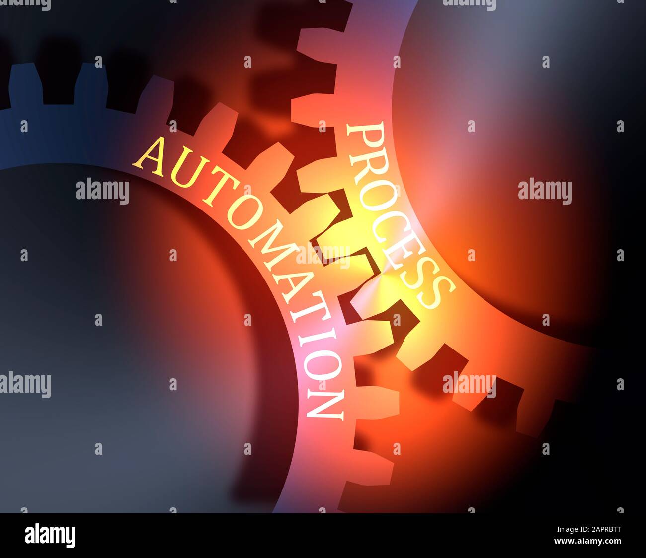 Process and Automation text on the mechanism of gears. Communication ...