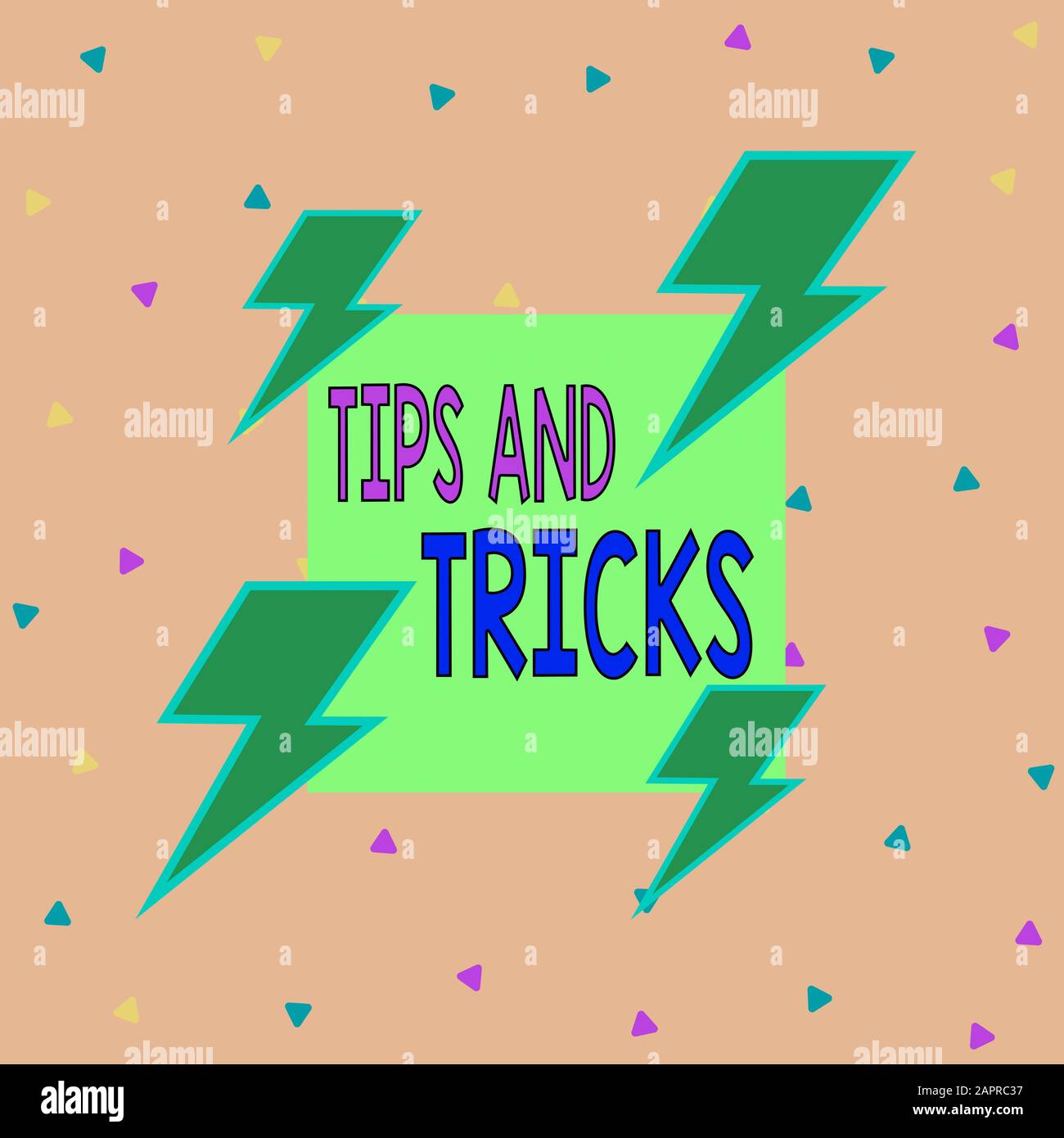 Handwriting text writing Tips And Tricks. Conceptual photo piece of ...