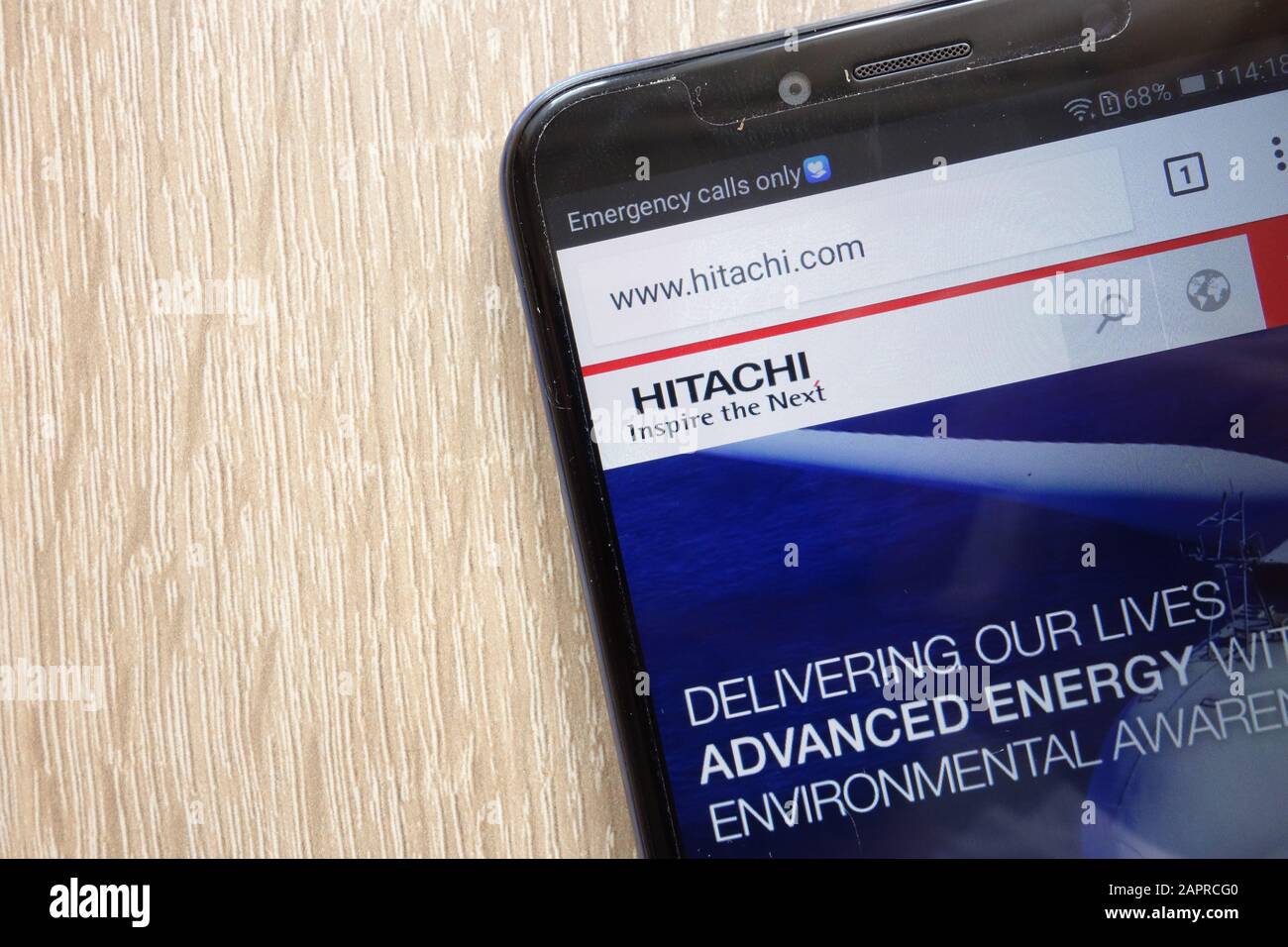 Hitachi logo hi-res stock photography and images - Alamy