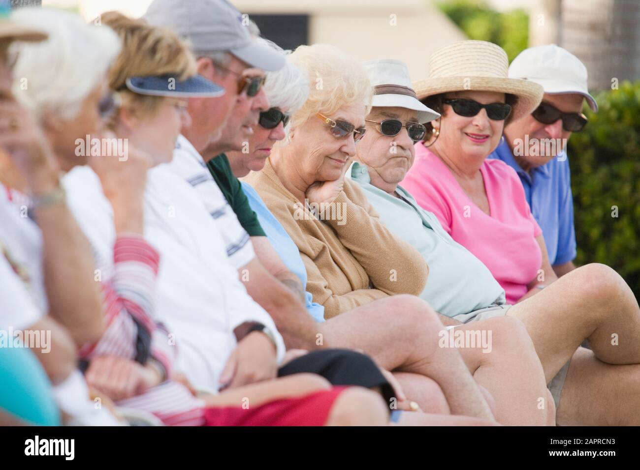 Senior people sitting side by side Stock Photo - Alamy Senior people sitting side by side Stock Photo - Alamy