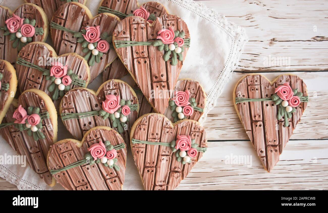 barn wood cookies Stock Photo - Alamy