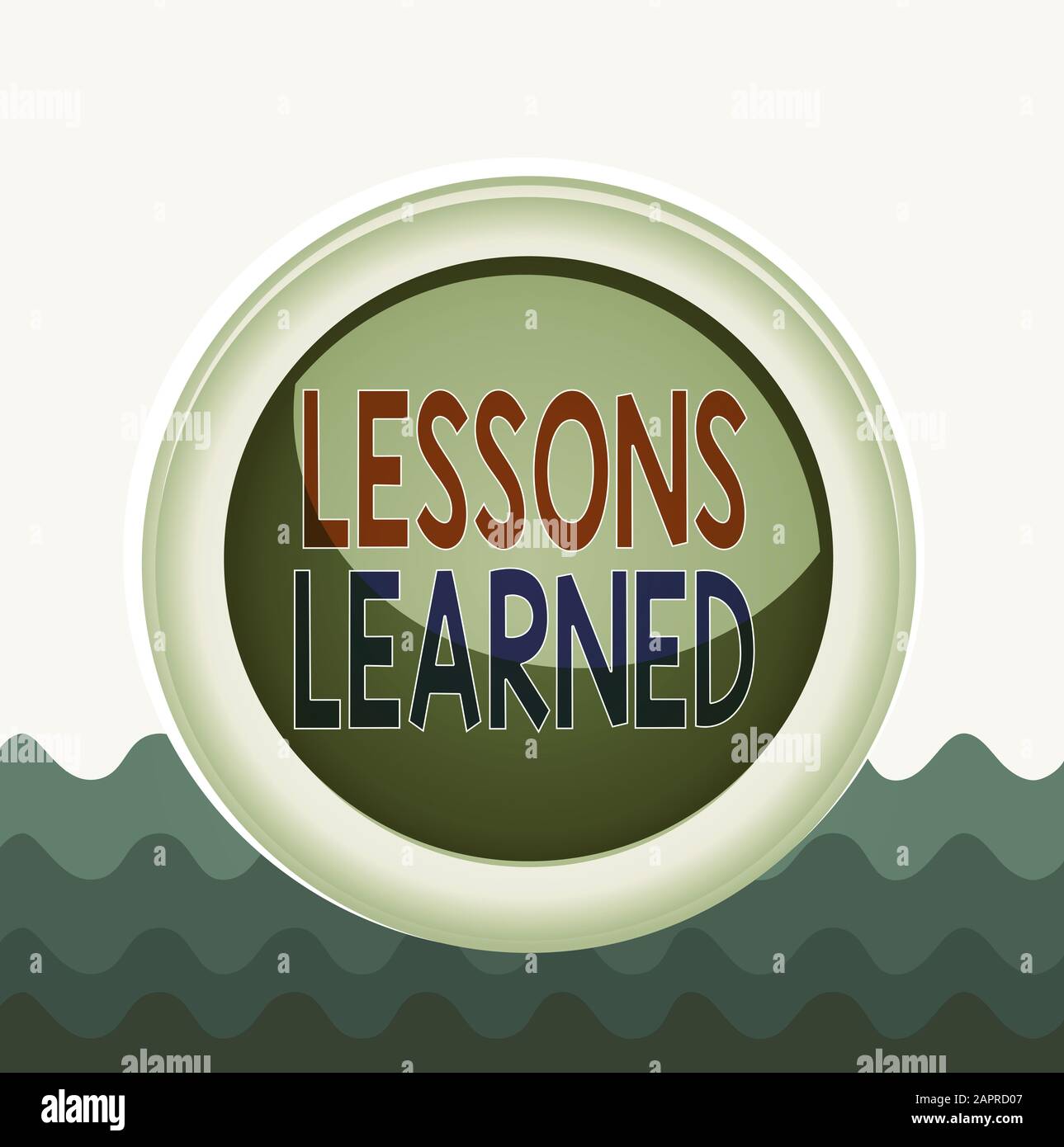 Conceptual hand writing showing Lessons Learned. Concept meaning the knowledge or understanding ...