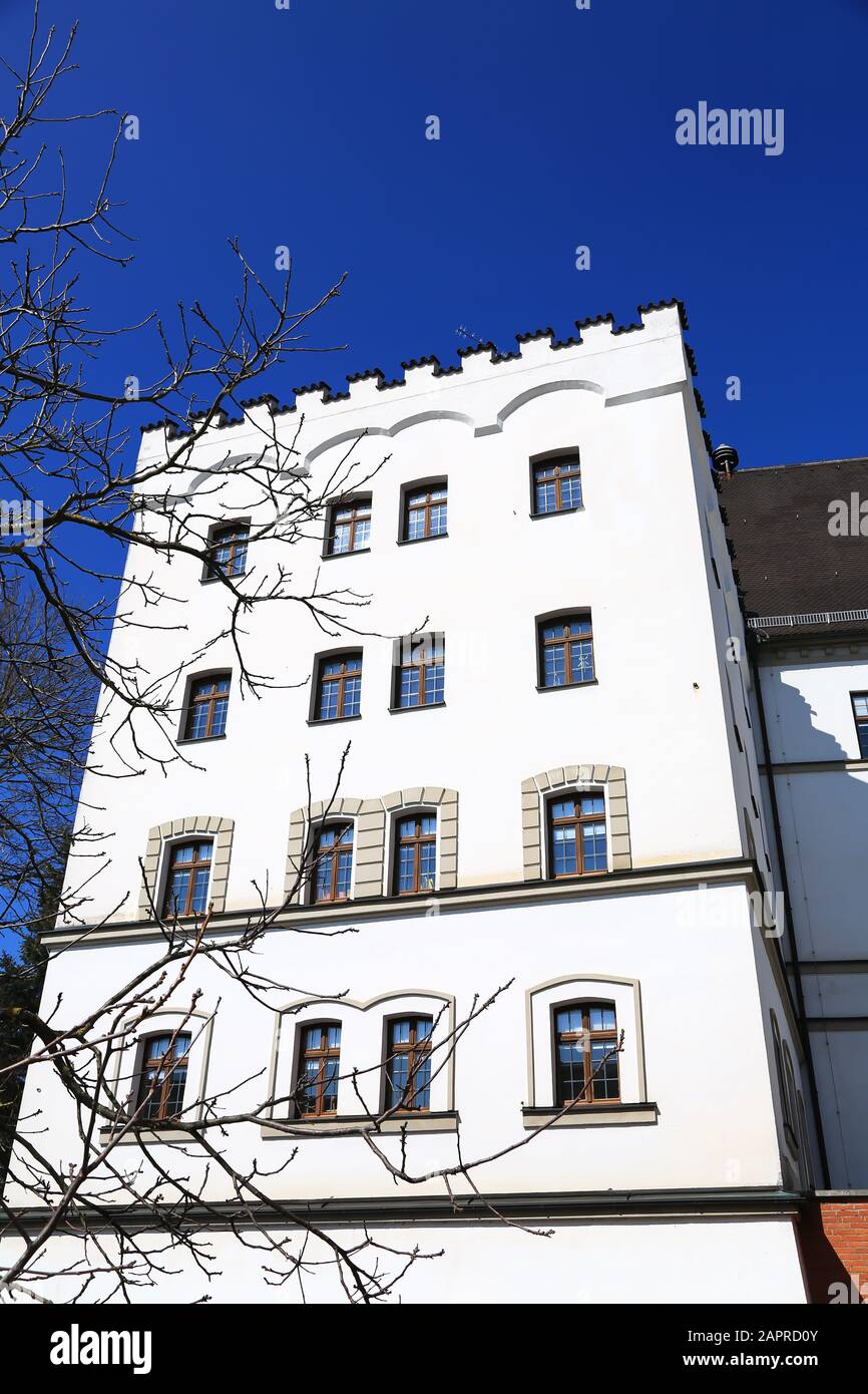 the Schloss Krumbach sights of Krumbach (Swabia Stock Photo - Alamy