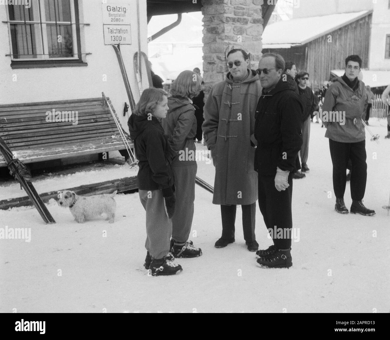 Royal family in Saint Anton His Royal Highness Prince Bernhard with ...