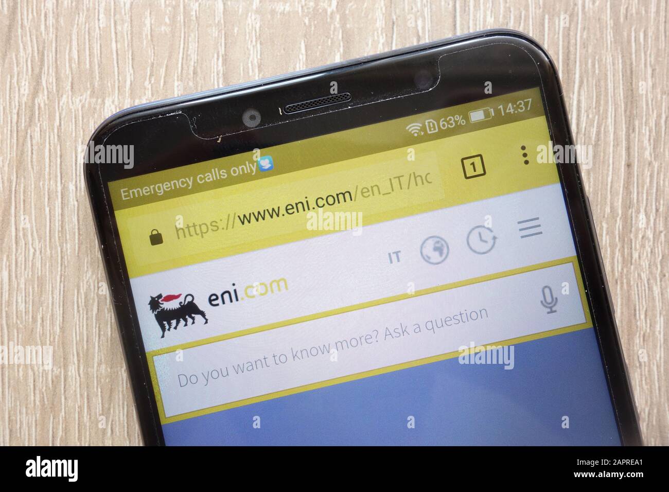 Eni business logo hi-res stock photography and images - Alamy