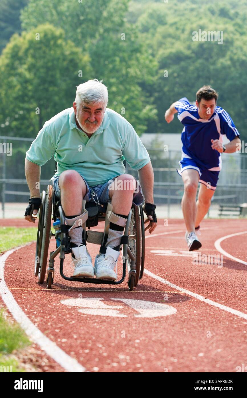 Competitive handicapped racer hi-res stock photography and images - Alamy