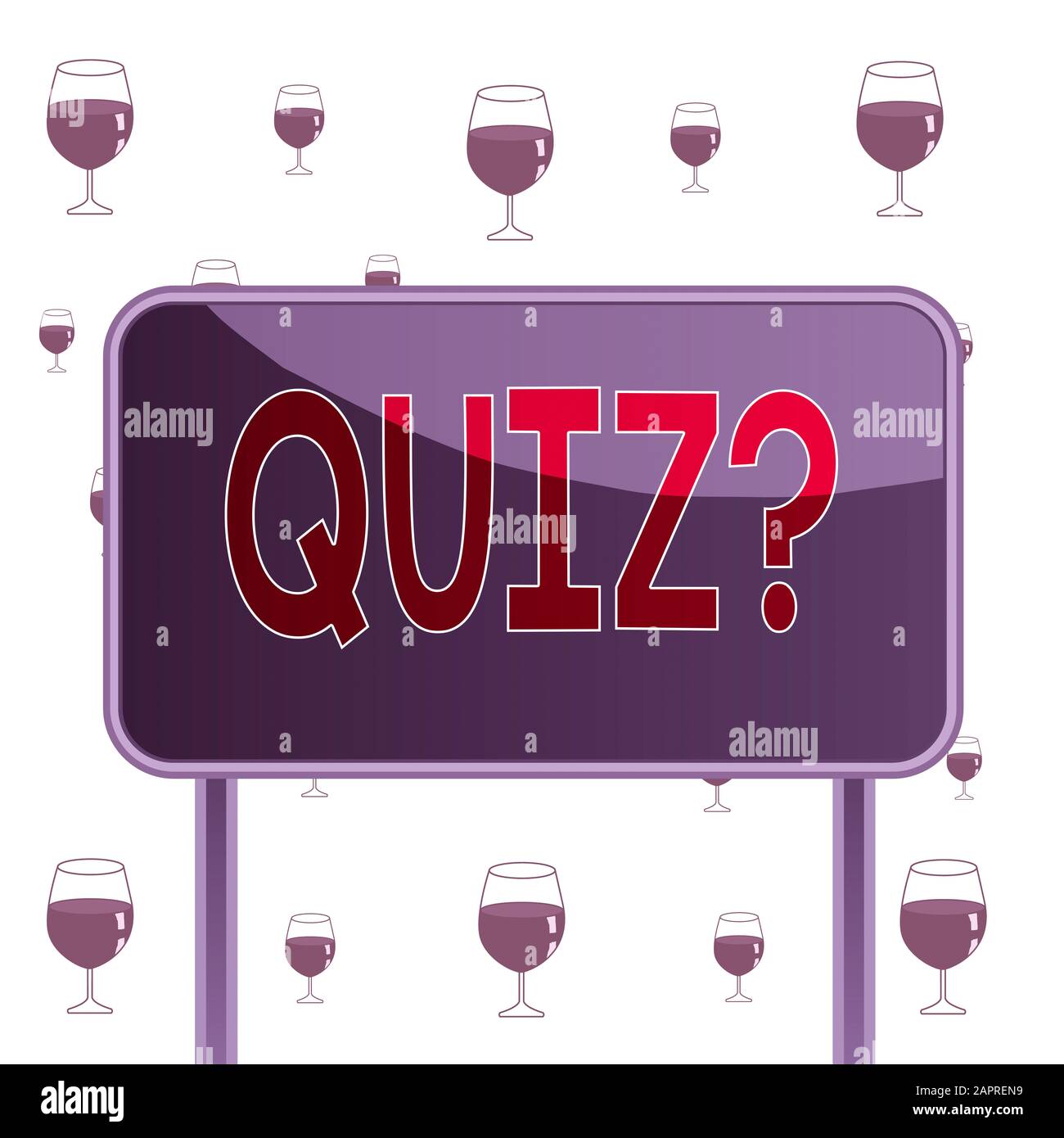 Text sign showing Quiz Question. Business photo text test of knowledge ...