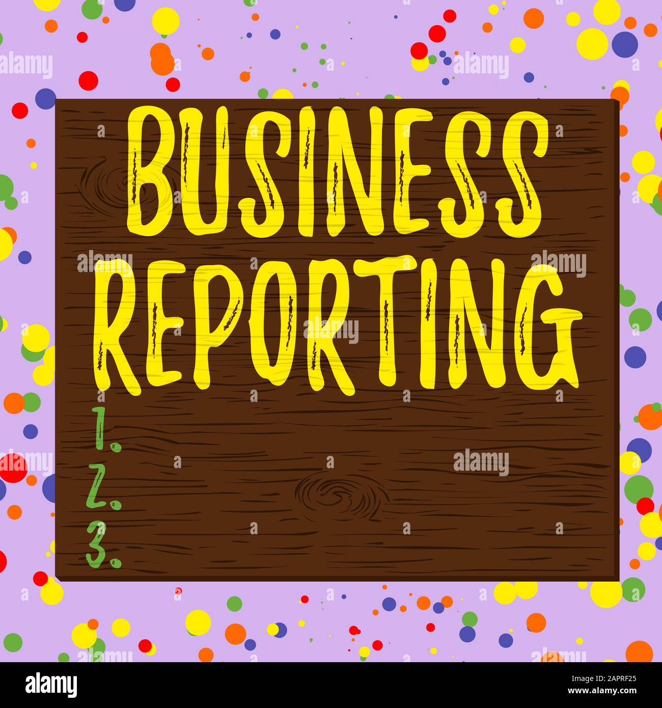 Word writing text Business Reporting. Business photo showcasing a ...