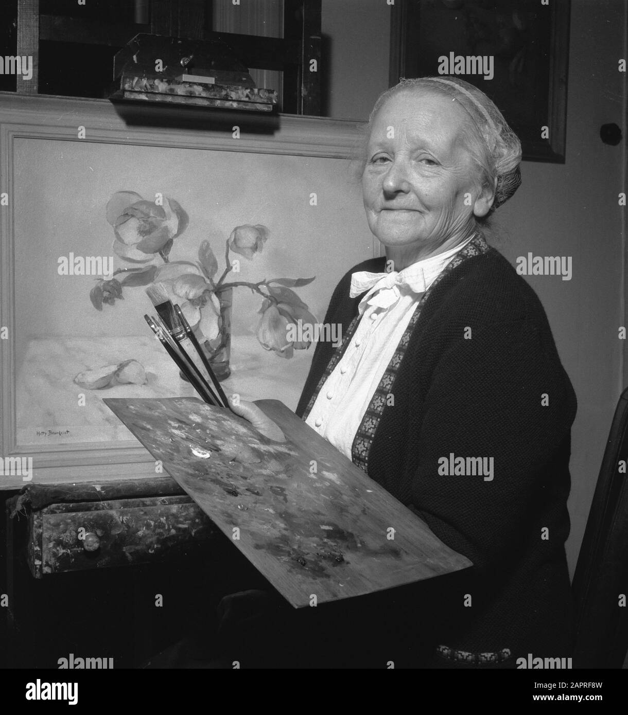 Painter Hetty Broedelet-Henkes will be on January 18 next 80 years Date ...