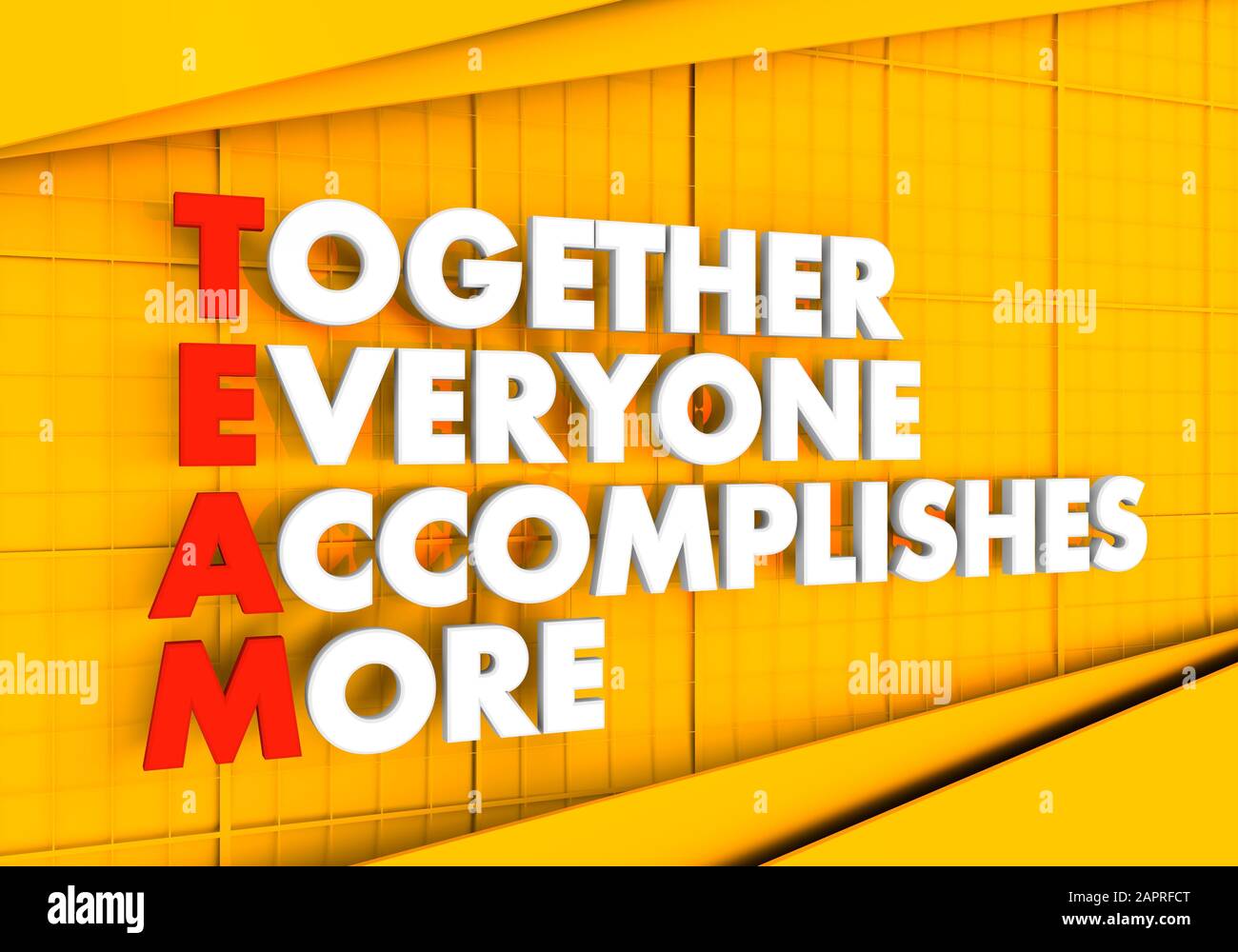 Together everyone accomplishes more. Teamwork business concept acronym ...