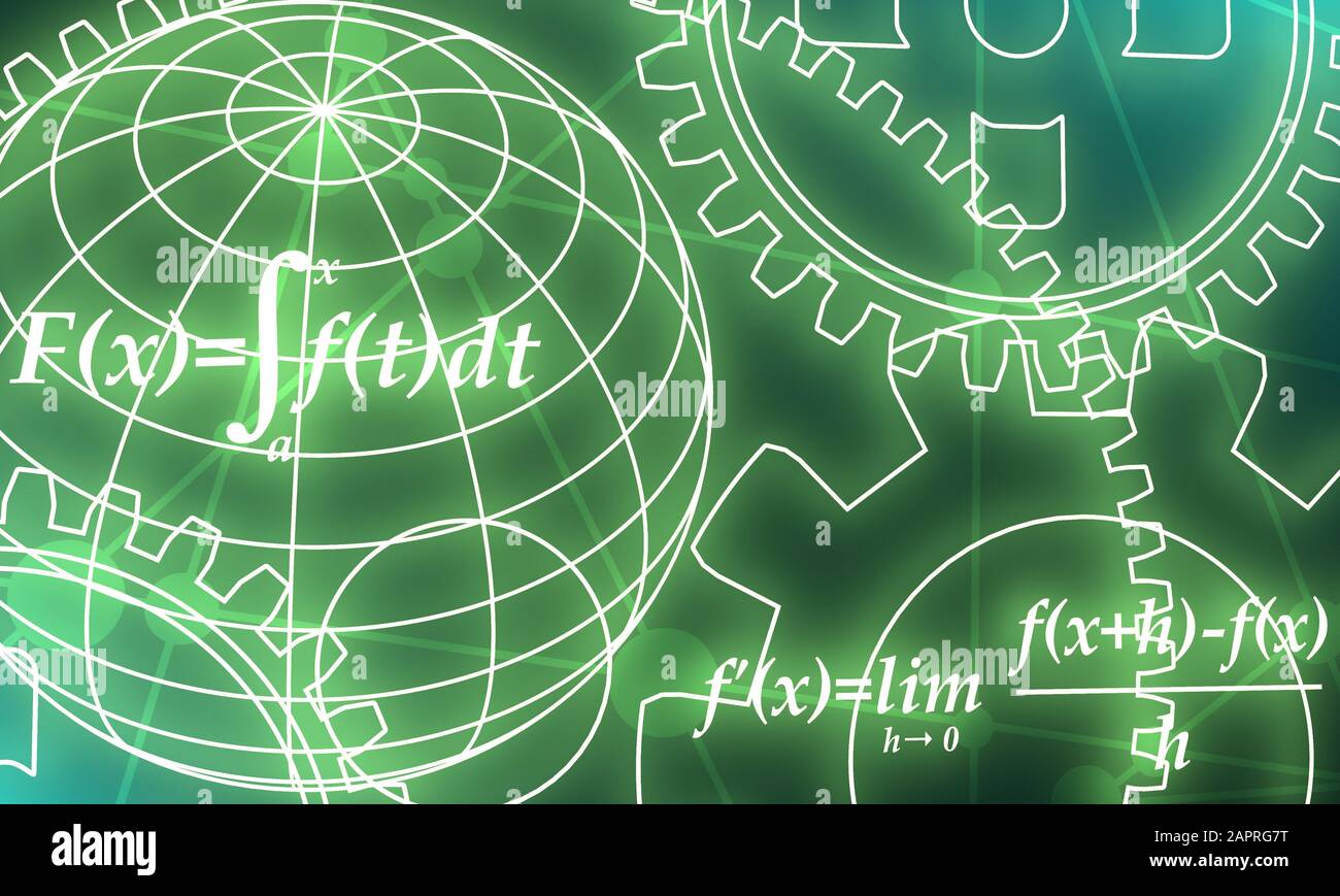 Abstract futuristic stripe line printed circuit board pattern with gear ...