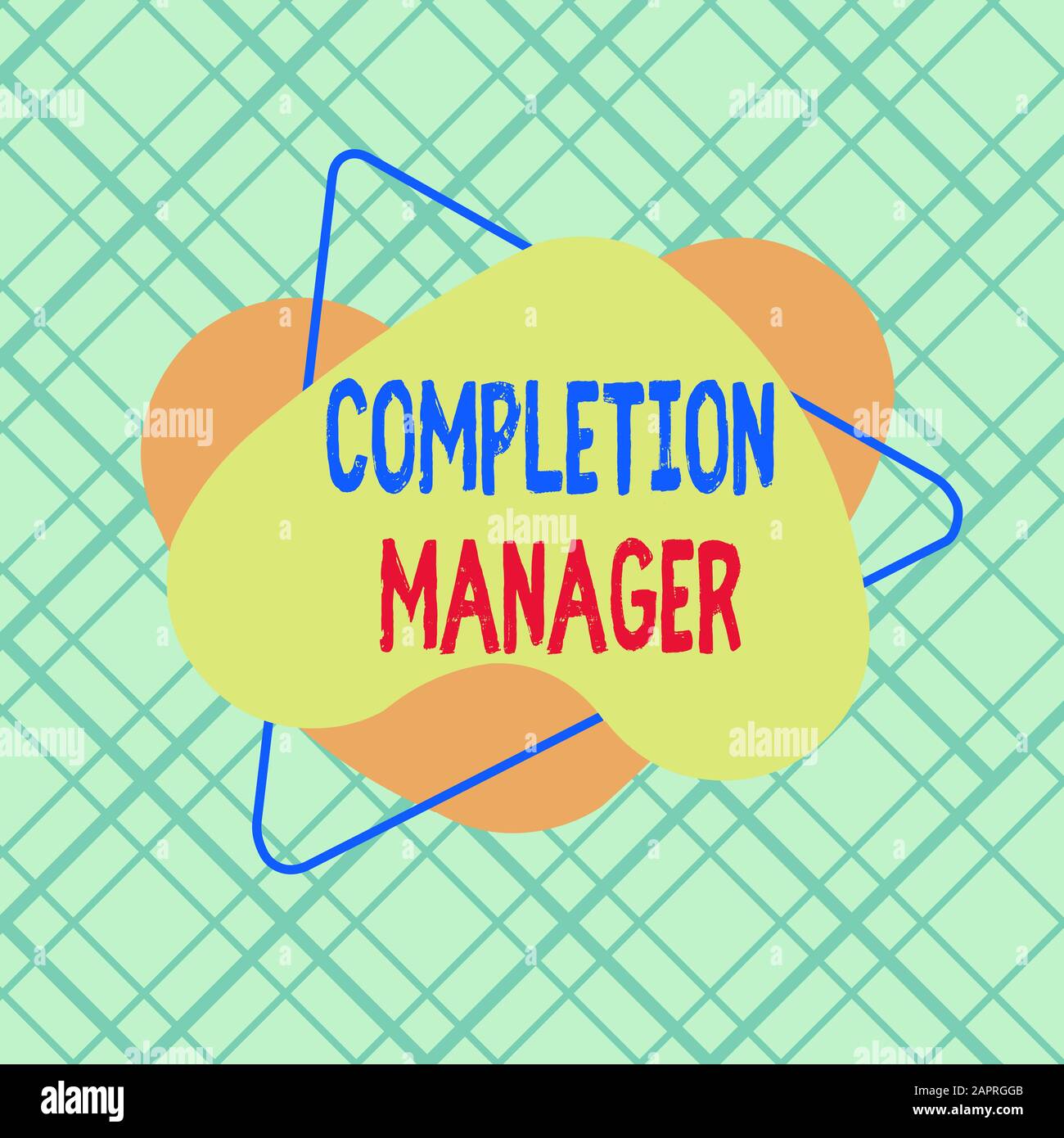 Conceptual hand writing showing Completion Manager. Concept meaning ...