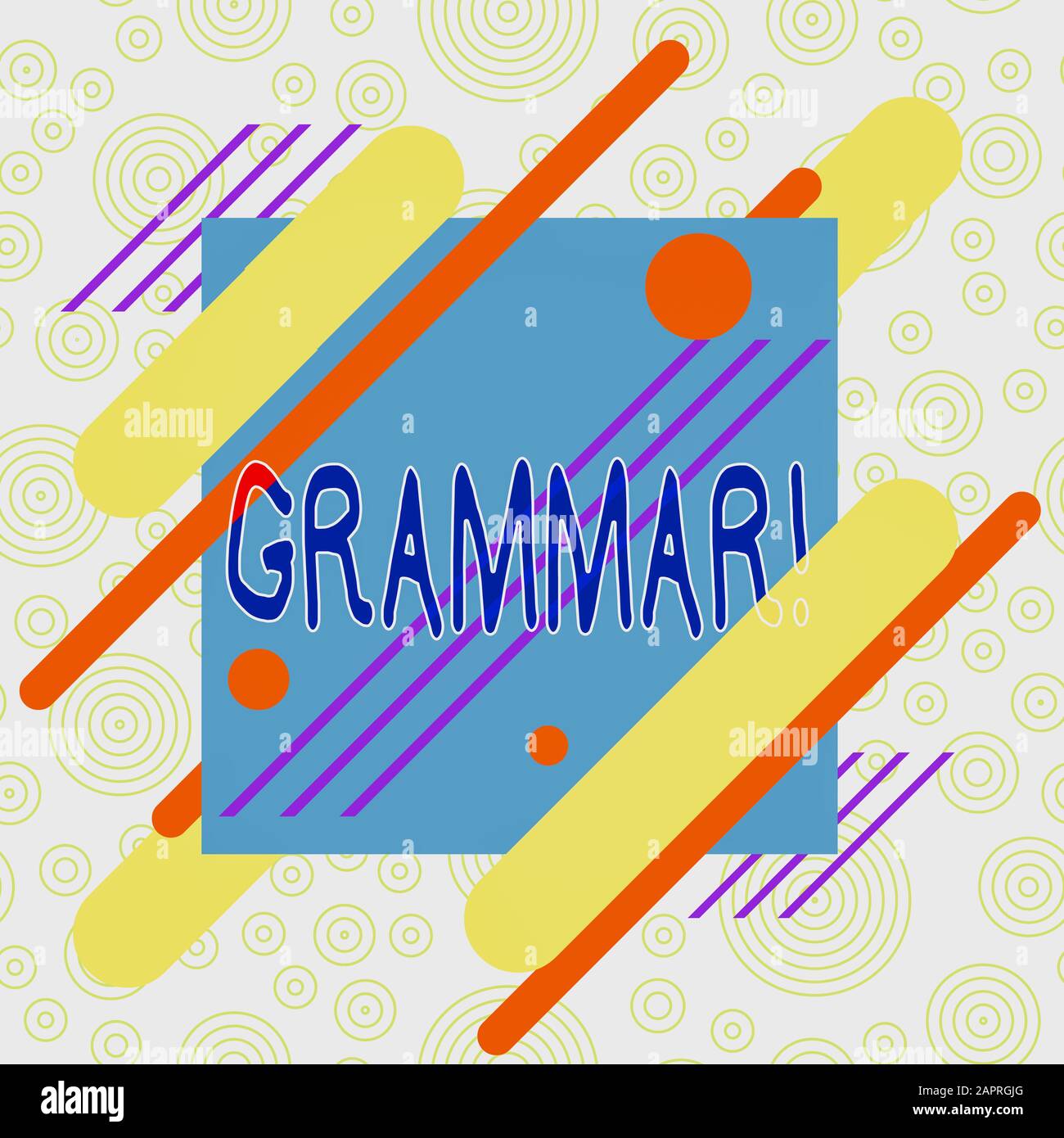 Conceptual hand writing showing Grammar. Concept meaning whole system ...