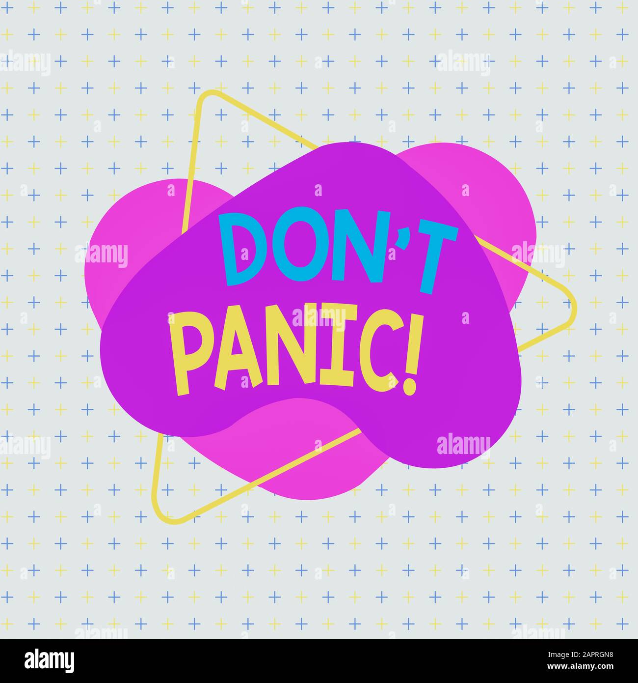 Handwriting text writing Don T Panic. Conceptual photo suddenly feel so ...