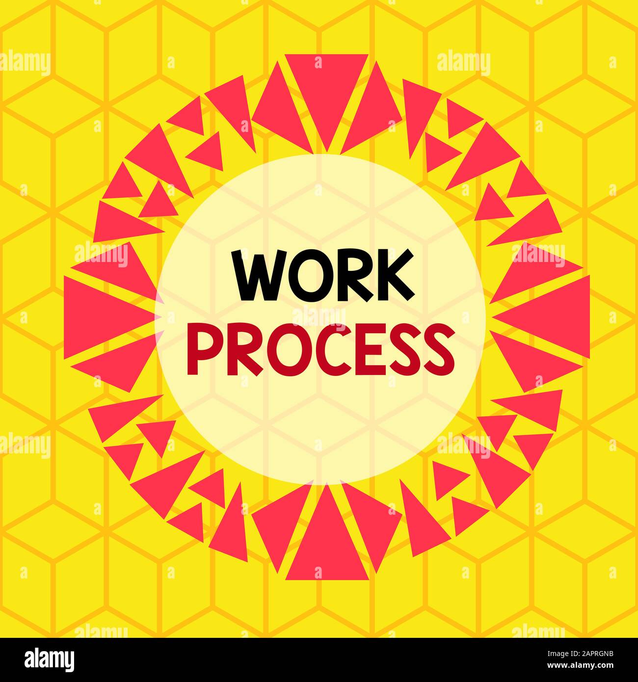 Conceptual hand writing showing Work Process. Concept meaning Standard ...