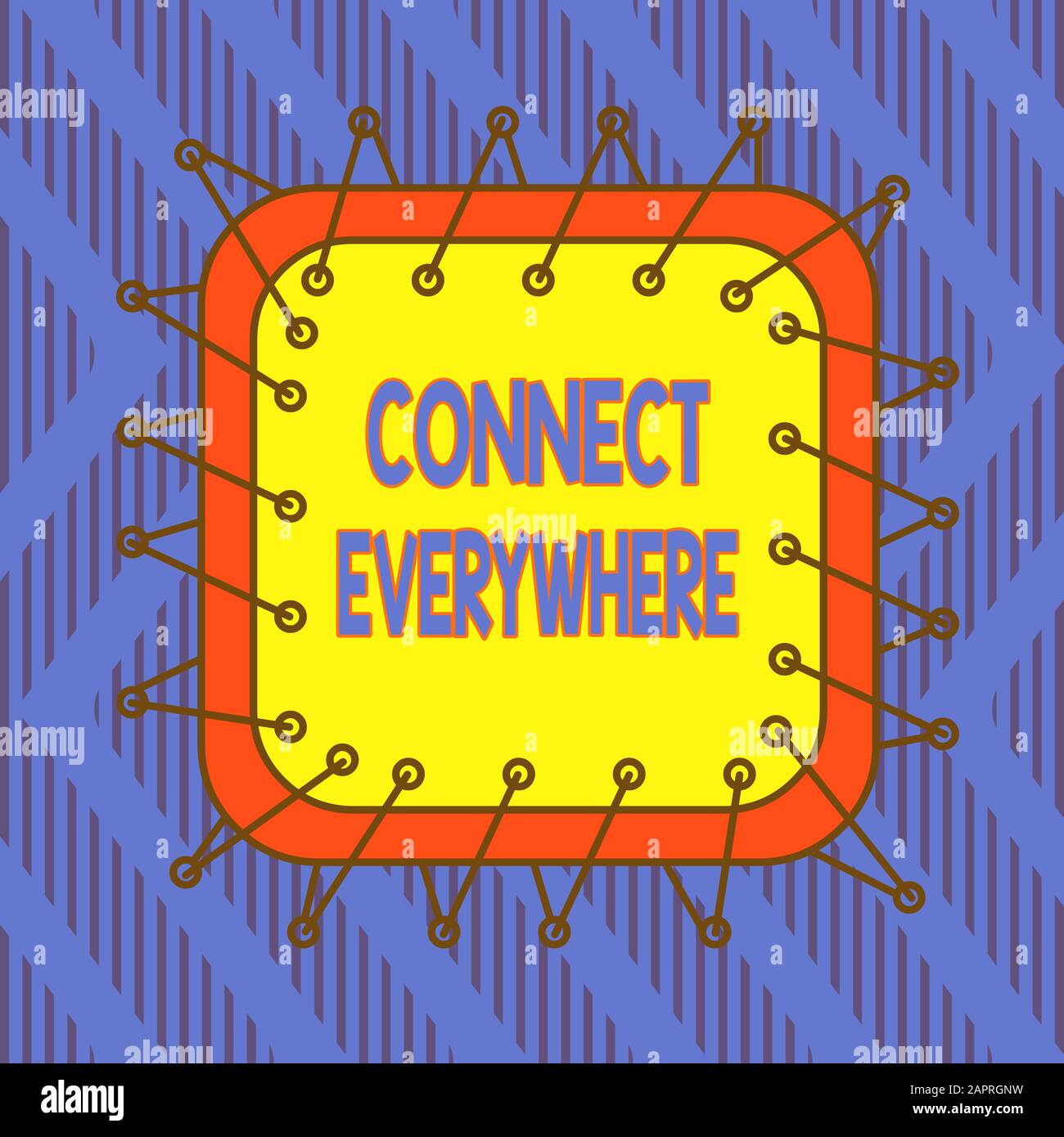 Conceptual hand writing showing Connect Everywhere. Concept meaning ...
