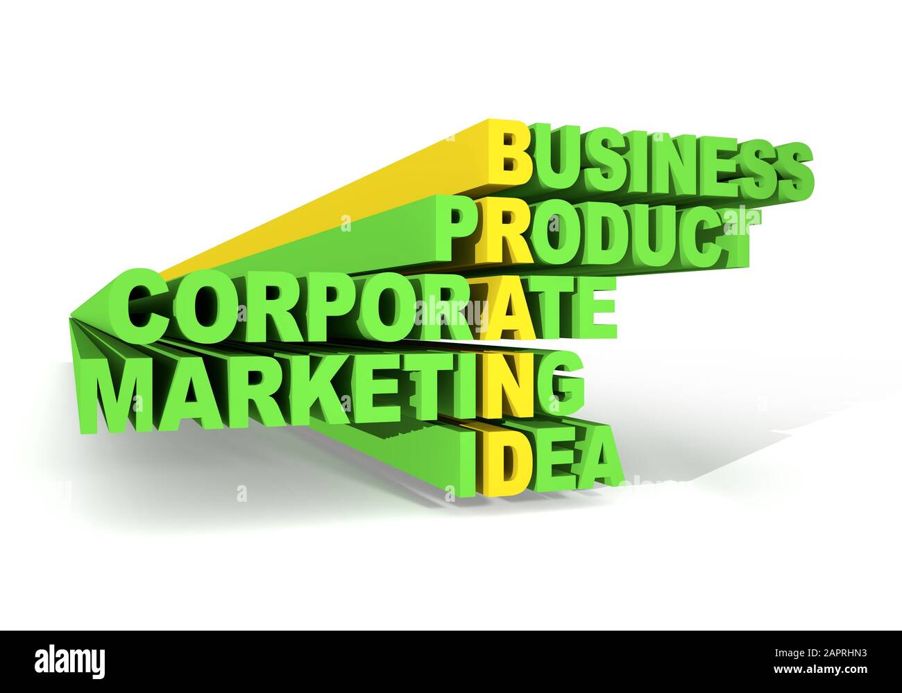 Acronym Brand. 3D rendering. Business concept illustration Stock Photo ...