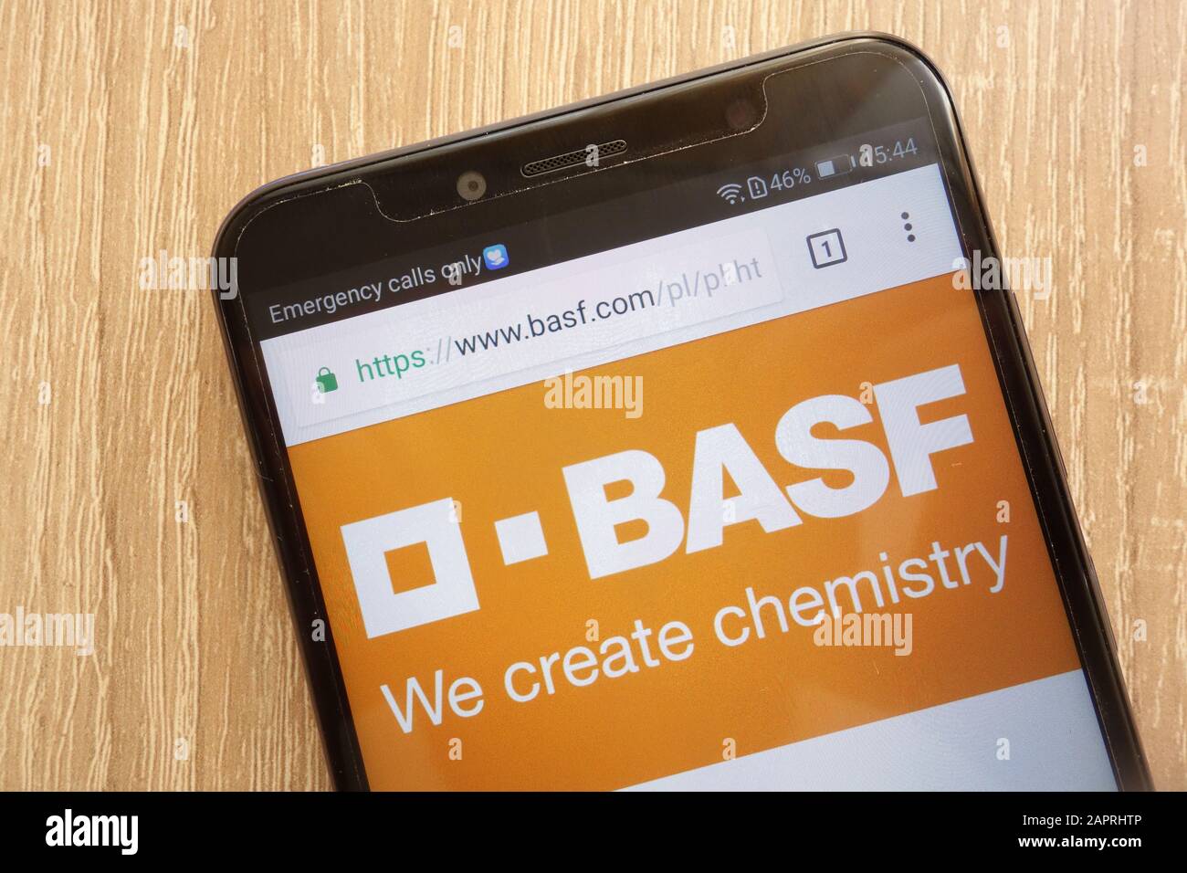 BASF website displayed on a modern smartphone Stock Photo - Alamy