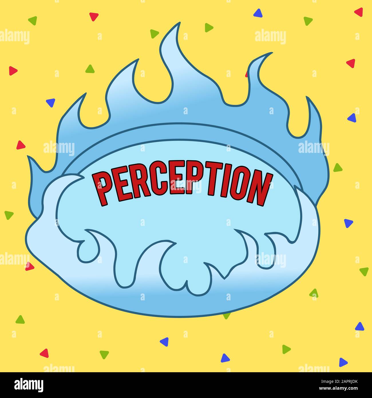 Text sign showing Perception. Business photo text individuals organize ...
