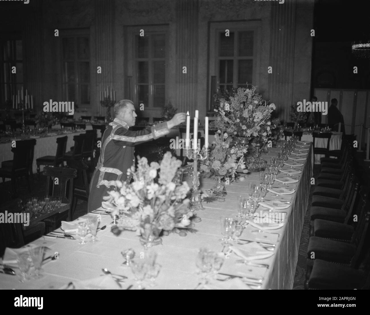 Dinner tables royal palace amsterdam hi-res stock photography and ...