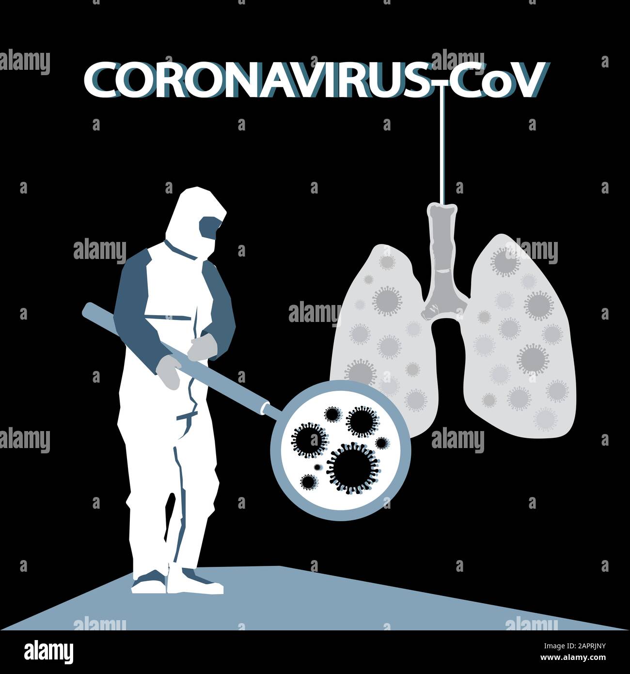 Coronavirus CoV in lungs isolated. Symptoms. Health and medicine. Virus ...